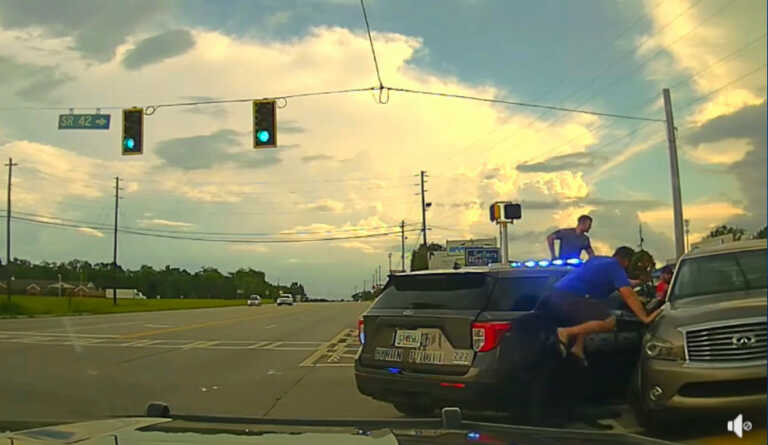 VIDEO: Reckless Driver With Child in Backseat Rams Witnesses, Officers ...